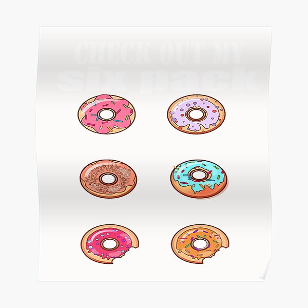 " Check out my six pack Danut,six pack" Poster for Sale by Artdesign24 ...