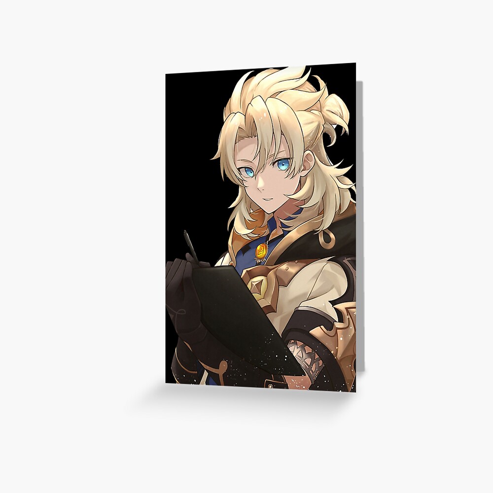 "Albedo, Genshin Impact" Greeting Card for Sale by PioWear4You | Redbubble