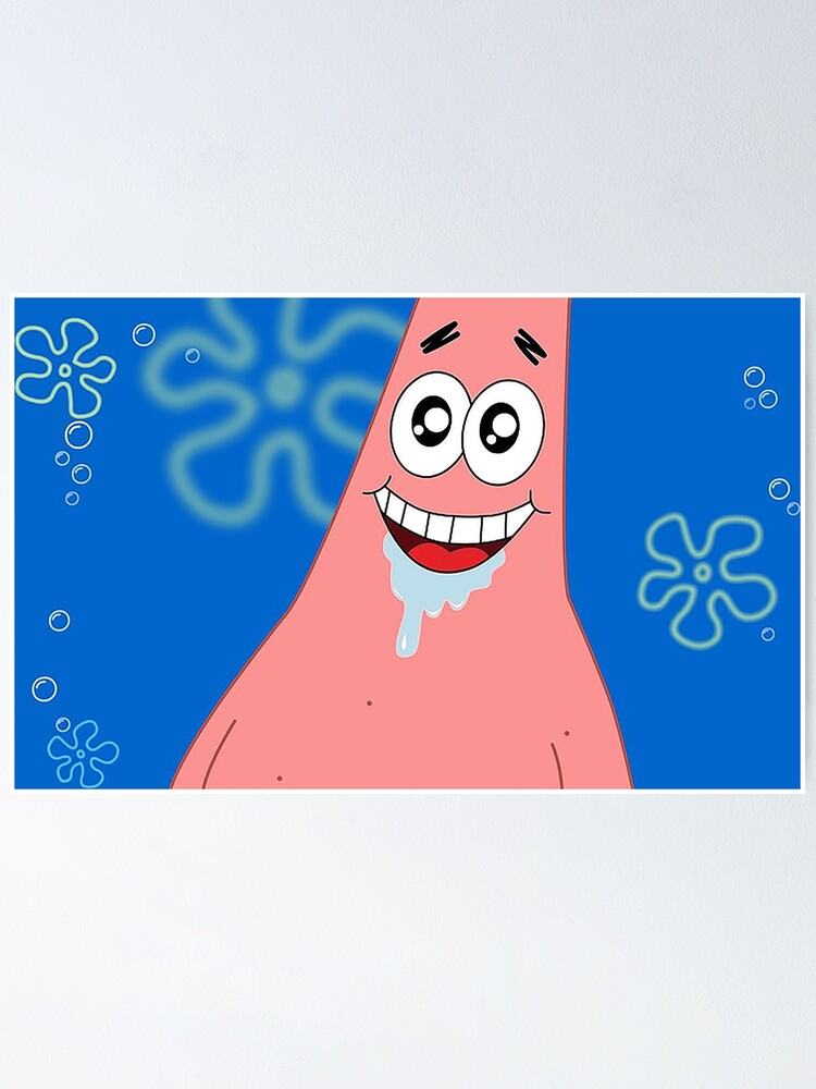 "Patrick Star mesmerized Meme" Poster by darcyartsy | Redbubble