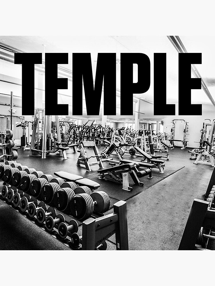 "Temple - Gym, Fitness and Workout Motivational" Poster for Sale by ...