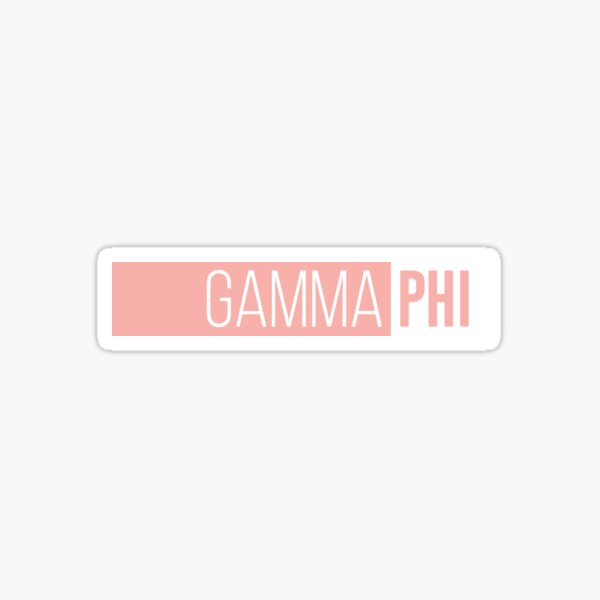 "GPhi Sorority" Sticker for Sale by mabodeelycreate | Redbubble