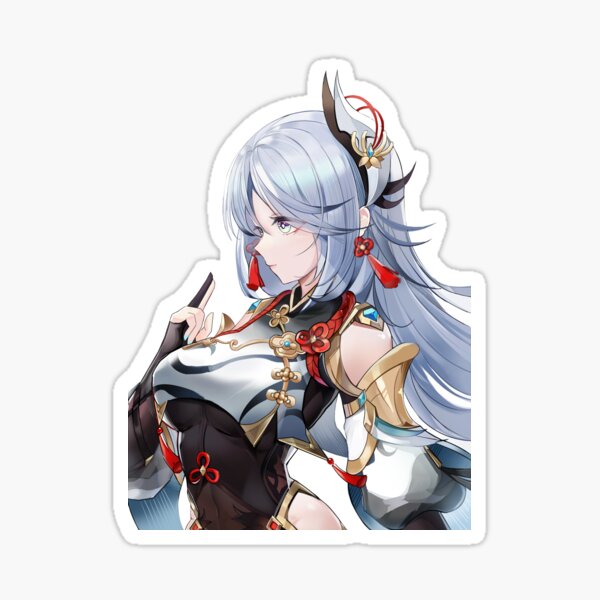 "Shenhe, Genshin Impact" Sticker for Sale by PioWear4You | Redbubble