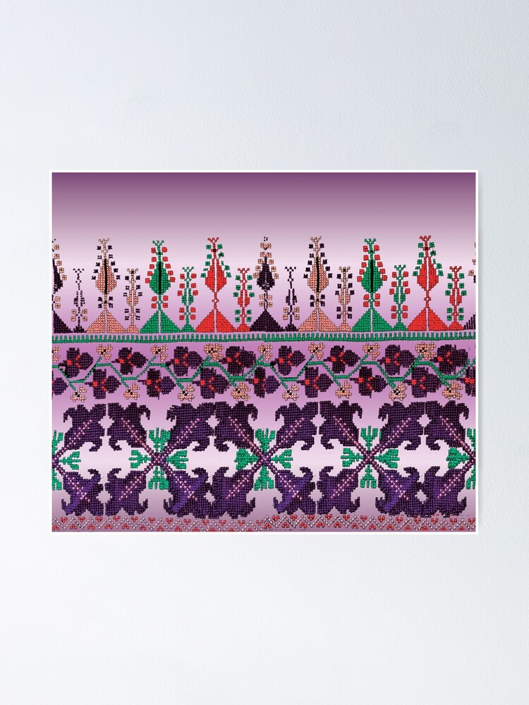 "Palestinian Embroidery Pattern, Venus Palestine , tatreez, Palestine ...