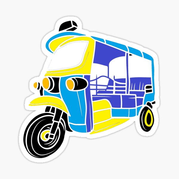 "Tuk Tuk " Sticker by archipelago-com | Redbubble