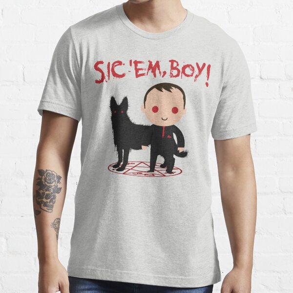 "Sick 'Em, Boy!" Essential T-Shirt for Sale by Plan8 | Redbubble
