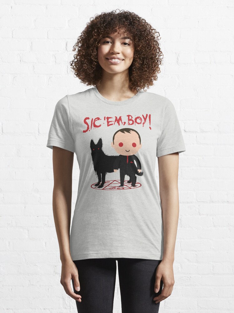 "Sick 'Em, Boy!" Essential T-Shirt for Sale by Plan8 | Redbubble
