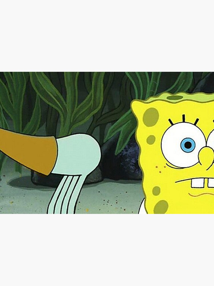 "SpongeBob SquarePants Squidward Tentacles Butt Meme" Sticker for Sale ...