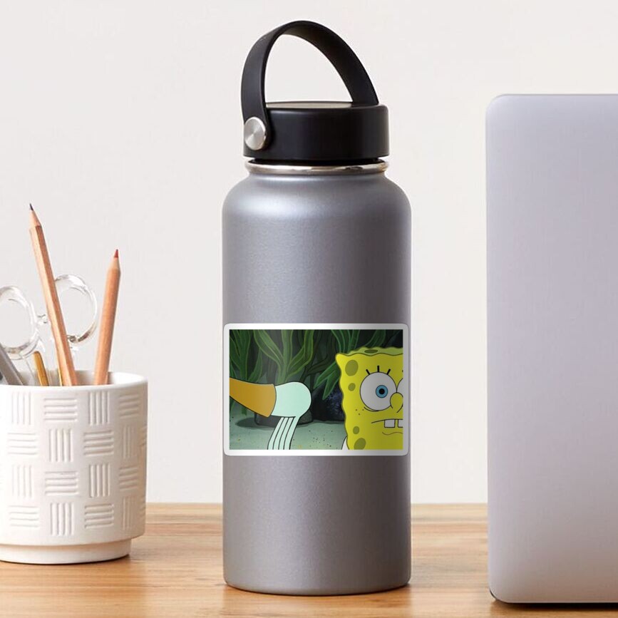 "SpongeBob SquarePants Squidward Tentacles Butt Meme" Sticker for Sale ...
