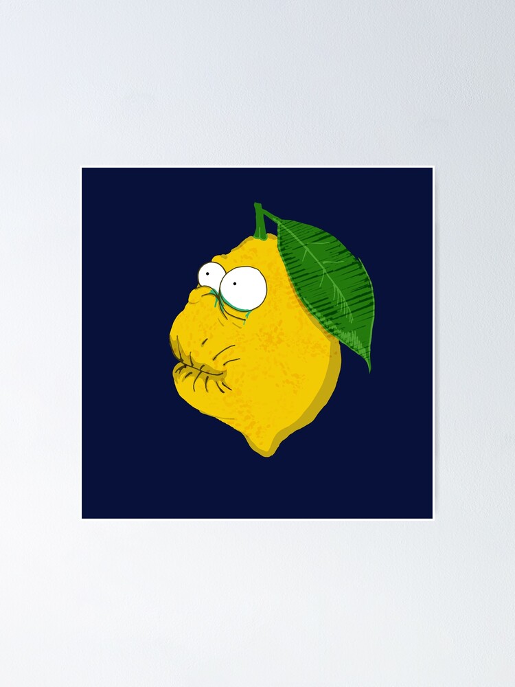 "Tasting Sour Lemon | meme" Poster for Sale by Orloff | Redbubble