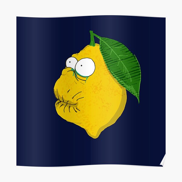 "Tasting Sour Lemon | meme" Poster for Sale by Orloff | Redbubble