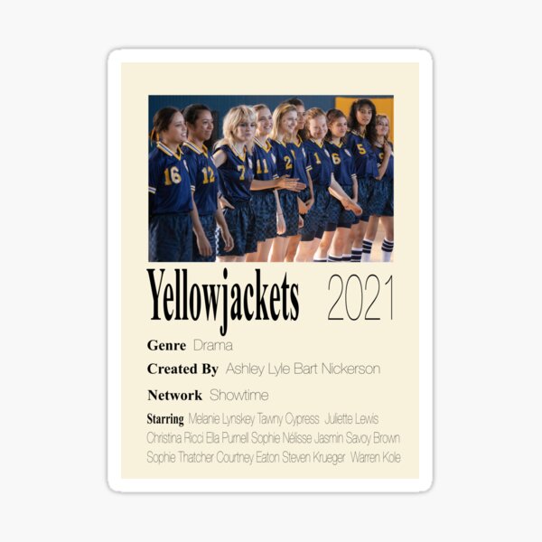 "Yellowjackets Poster" Sticker for Sale by tlee322 | Redbubble