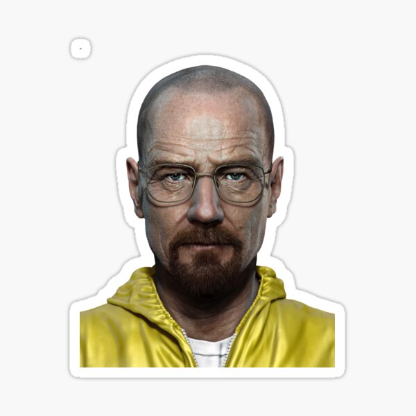 "walter white breaking bad " Sticker for Sale by oussayya | Redbubble