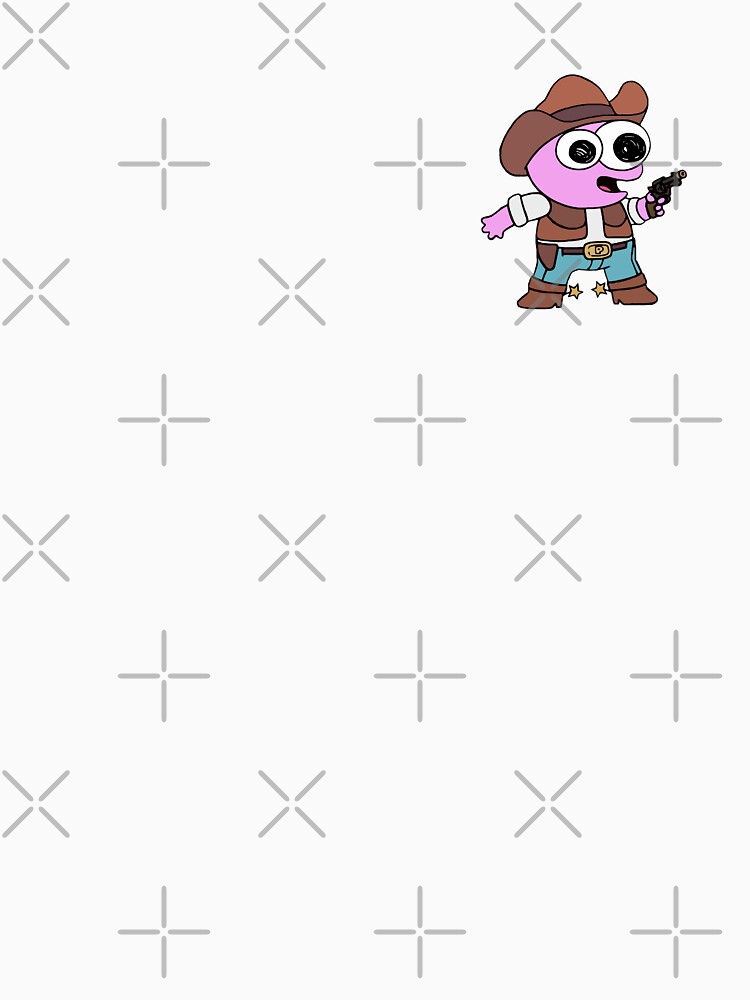 "Smiling Friends Cowboy Pim Pattern - Adult Swim" Essential T-Shirt for ...