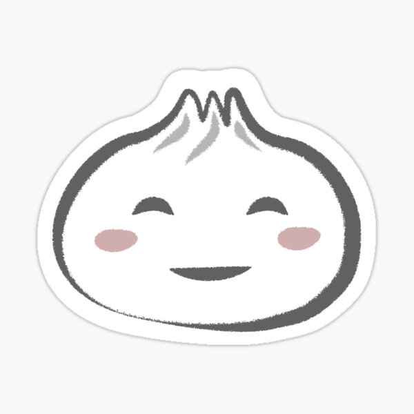 "Happy Bao Bun" Sticker for Sale by thewanone | Redbubble