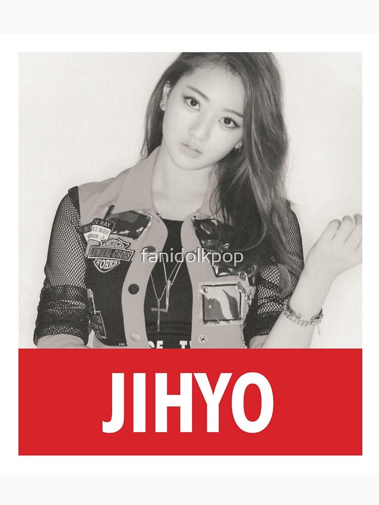 "TWICE - Jihyo" T-shirt for Sale by fanidolkpop | Redbubble | jihyo t ...