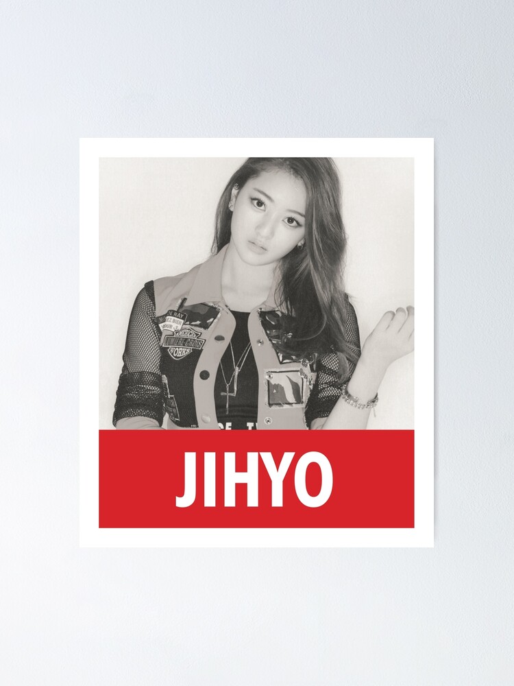 "TWICE - Jihyo" Poster for Sale by fanidolkpop | Redbubble