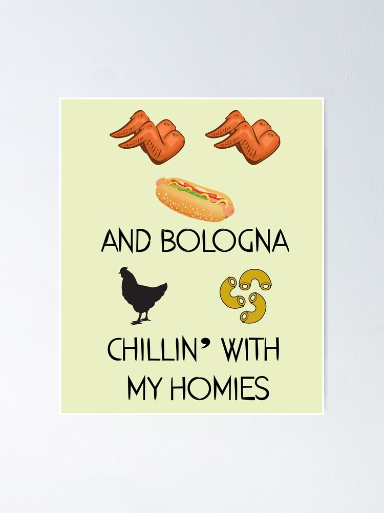 "Chicken Wing Song" Poster for Sale by theboonation | Redbubble