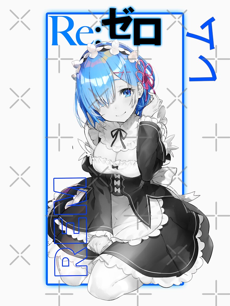 "Rem Re:zero" T-shirt for Sale by Yato-san | Redbubble | rem rezero t ...