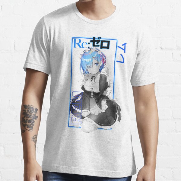 "Rem Re:zero" T-shirt for Sale by Yato-san | Redbubble | rem rezero t ...