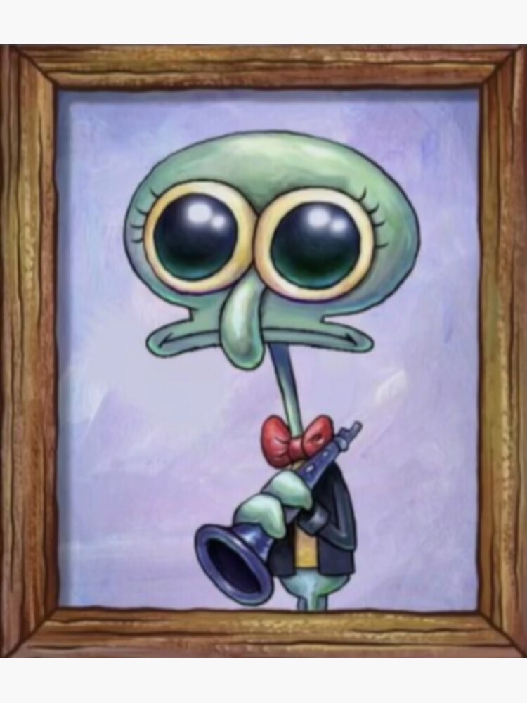 "Baby Squidward Portrait" Art Print by fall1n1 | Redbubble