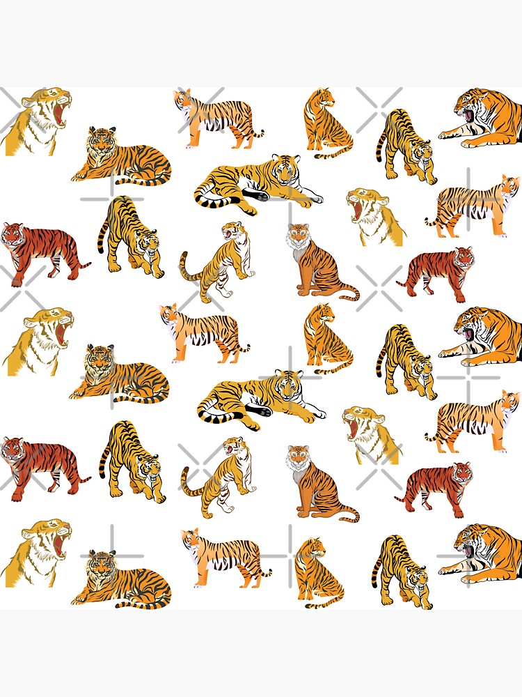 "Tiger Gangs All Here" Sticker for Sale by Zuleyka86 | Redbubble