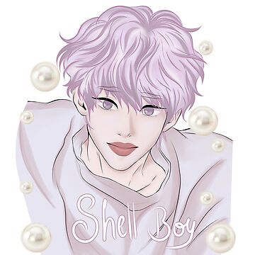 "Shell Boy - Jooha " Sticker by Zhan Zhan | Redbubble