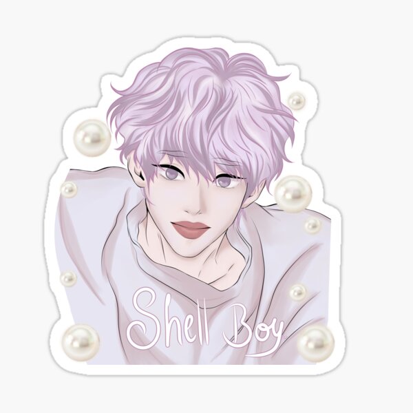 "Shell Boy - Jooha " Sticker by Zhan Zhan | Redbubble