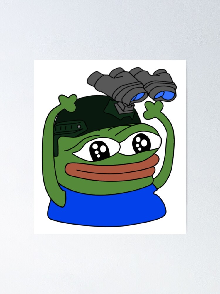 "Peepo NODs" Poster for Sale by WKND-Graphics | Redbubble