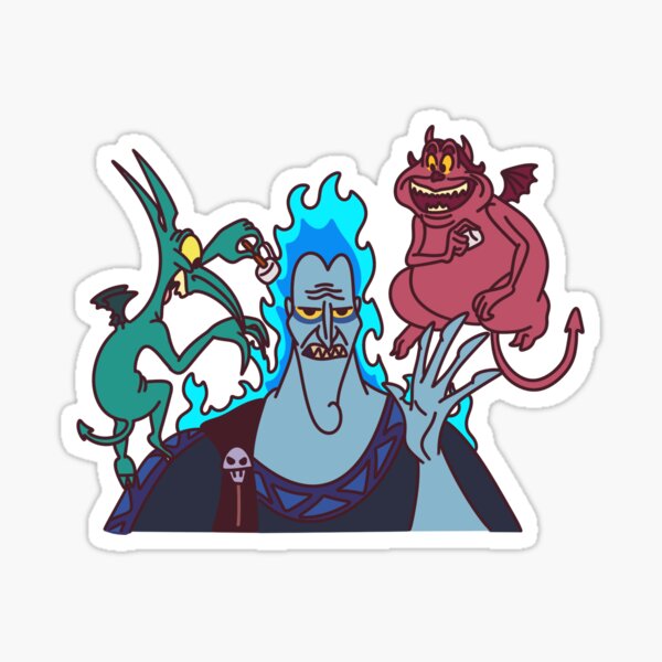 "Hades " Sticker for Sale by VinylPatch | Redbubble
