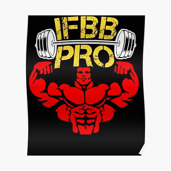 "Mens IFBB PRO Essential T-Shirt" Poster for Sale by PamelaStout ...