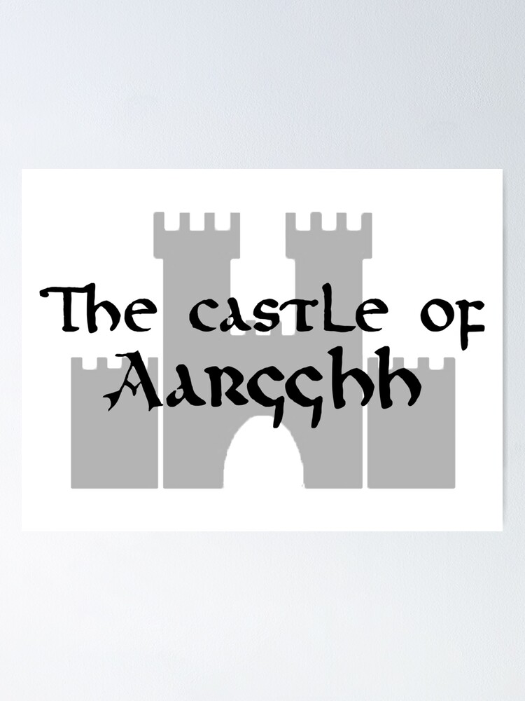"Monty Python - The castle of arrghh" Poster by doodle189 | Redbubble
