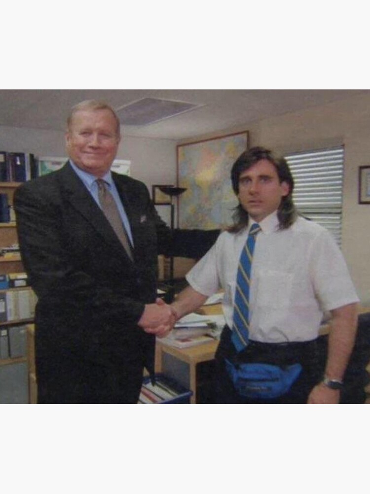 "michael scott and his boss" Poster for Sale by taylorswift420 | Redbubble