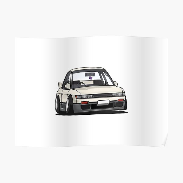 "Nissan Silvia S13" Poster by ClintDesu | Redbubble