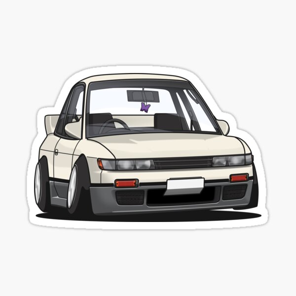 "Nissan Silvia S13" Sticker for Sale by ClintDesu | Redbubble