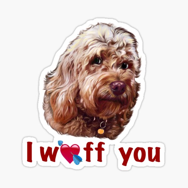 "The Best Valentine’s Day Gift ideas 2022, Cavapoo I love you, I woof ...