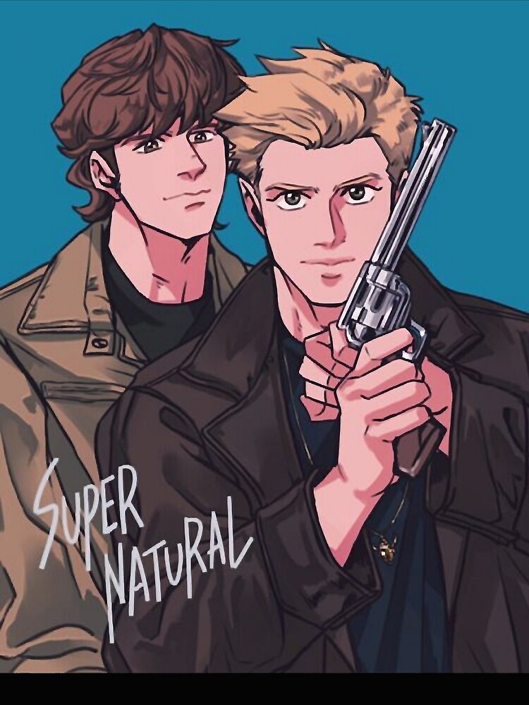 Póster «Sam y amperio; Dean Anime Style Fanart - Sobrenatural» de ...