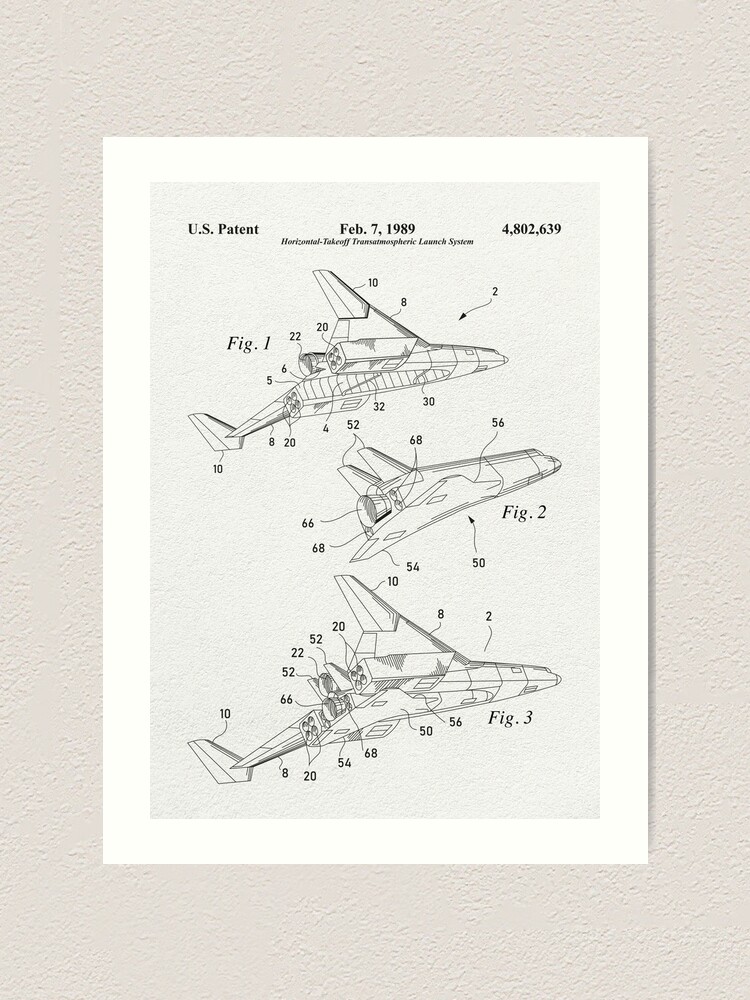 "1989 Old Vintage Horizontal-Takeoff Transatmospheric Launch System ...