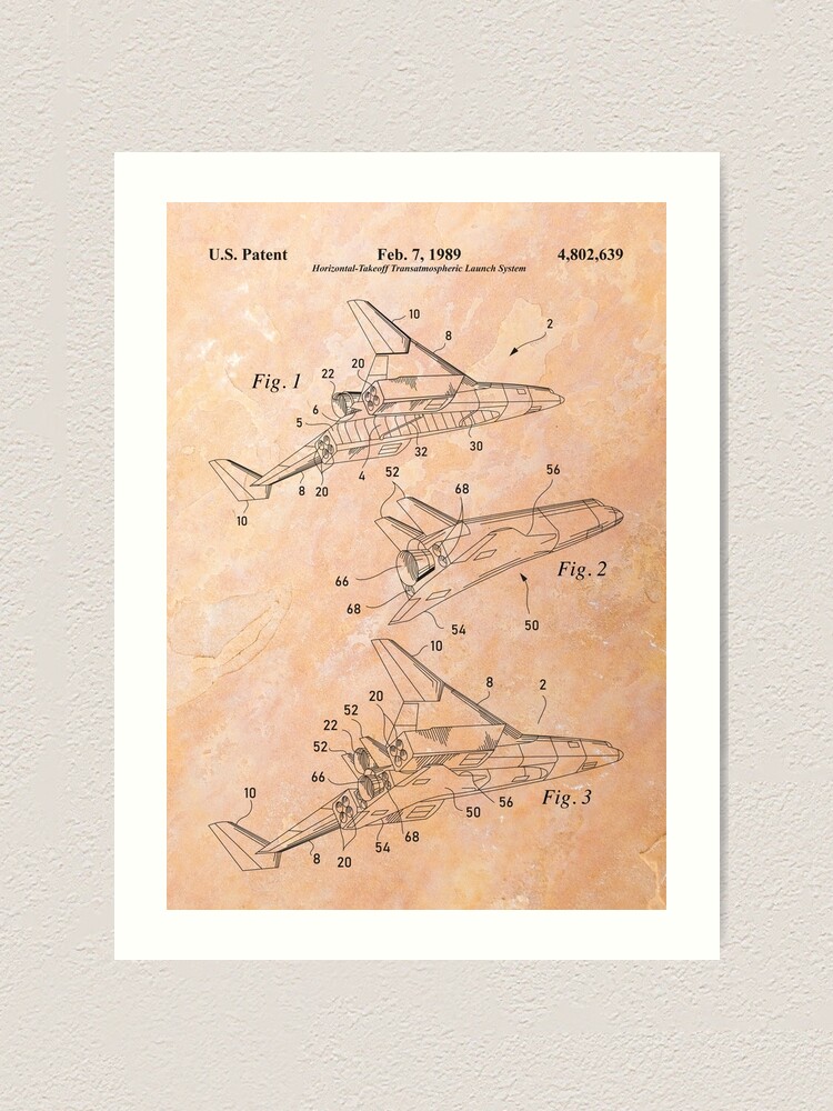 "1989 Old Vintage Horizontal-Takeoff Transatmospheric Launch System ...