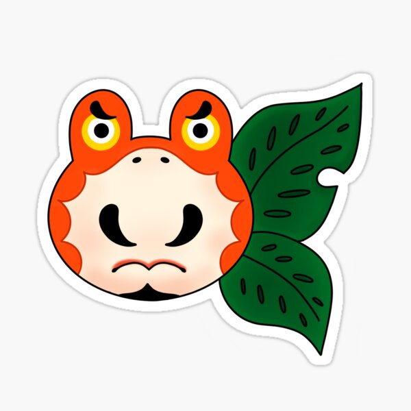 "Frog Angry Daruma Doll" Sticker for Sale by CaptainKerrigan | Redbubble