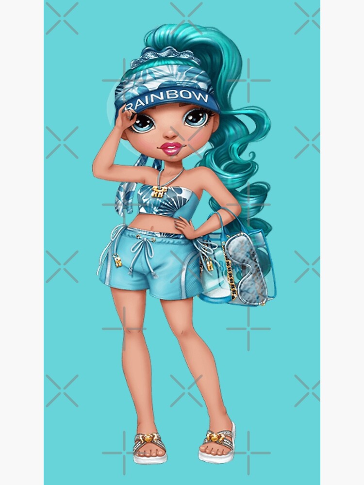 "Rainbow High Pacific Coast- Hali Capri doll" Poster by Redbubblofficia ...