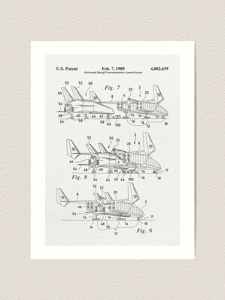 "1989 Old Vintage Horizontal-Takeoff Transatmospheric Launch System ...
