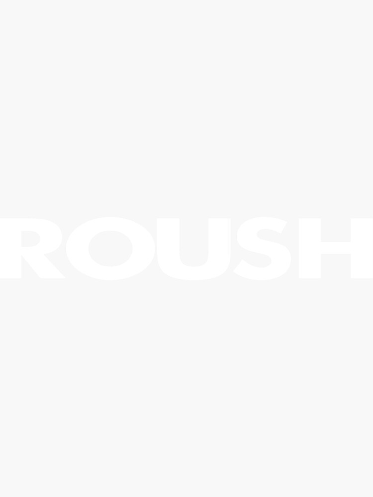 "White Roush Logo" Sticker by galihyuyu | Redbubble