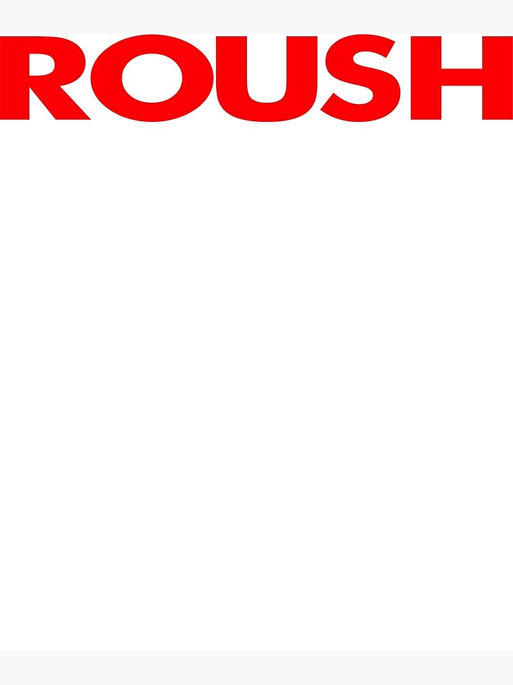 "Red Roush Logo" Poster for Sale by galihyuyu | Redbubble