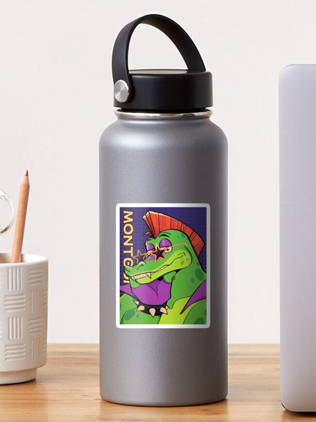 "Montgomery Gator Fnaf Monty " Sticker for Sale by ThayneJamahl | Redbubble