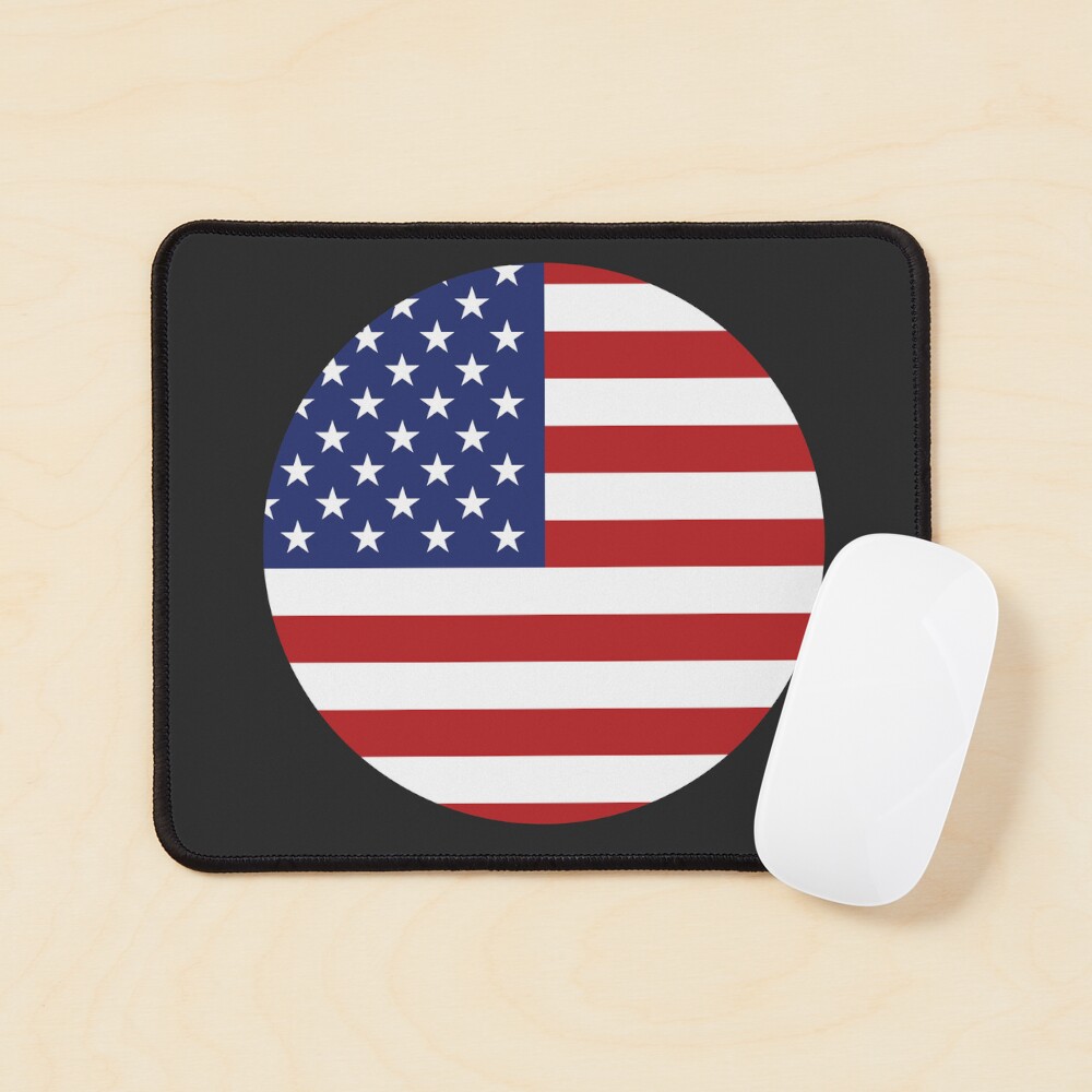 "USA Flag Circle" Sticker for Sale by POKPAK | Redbubble