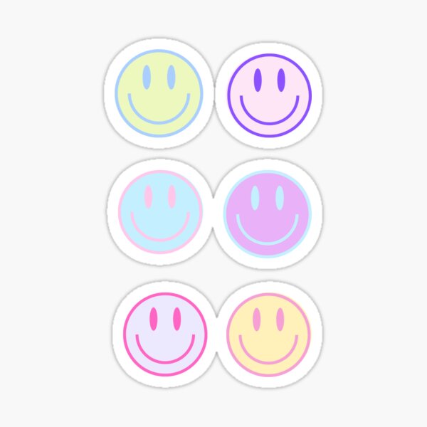 "multiple smiley faces" Sticker for Sale by shellyshub | Redbubble