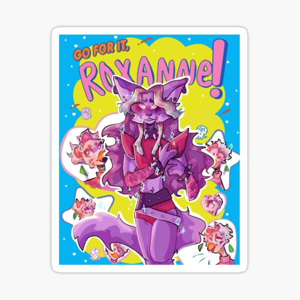 "Roxanne wolf " Sticker for Sale by ThayneJamahl | Redbubble