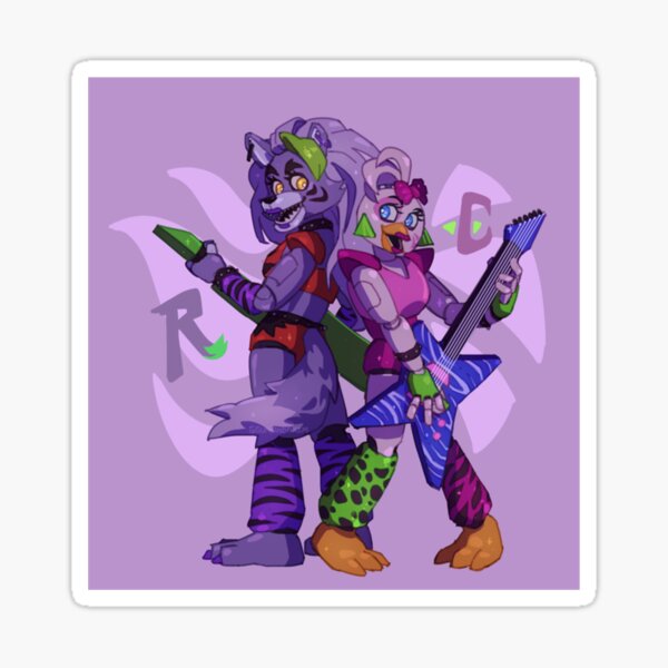 "Roxanne wolf" Sticker for Sale by ThayneJamahl | Redbubble