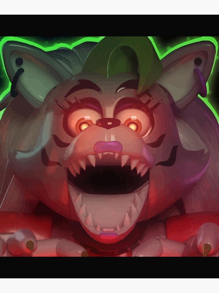 "security breach roxanne wolf FNAF " Poster by ThayneJamahl | Redbubble