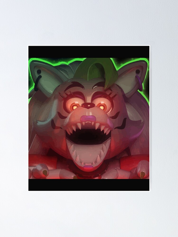 "security breach roxanne wolf FNAF " Poster by ThayneJamahl | Redbubble